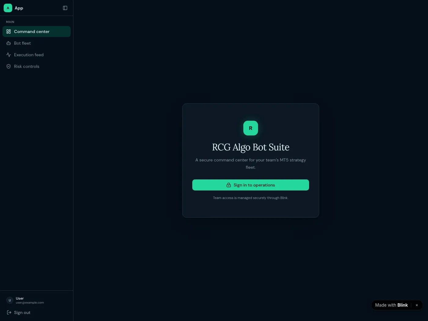 RCG Algo Bot Suite