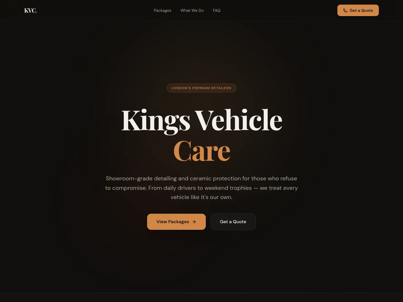 Kings Vehicle Care Site