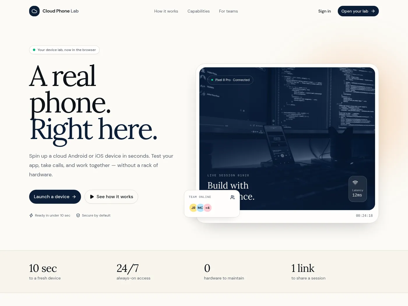 Cloud Phone Lab