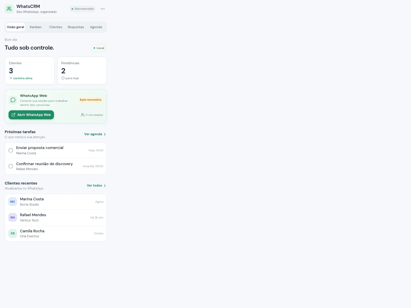WhatsCRM Extension