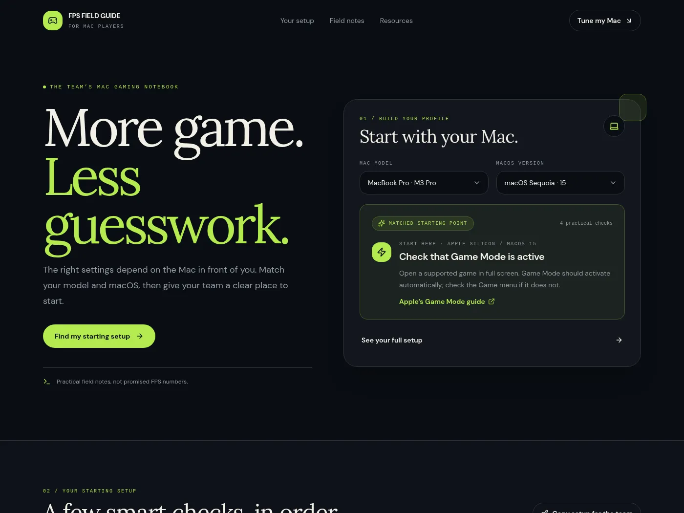Mac FPS Optimizer