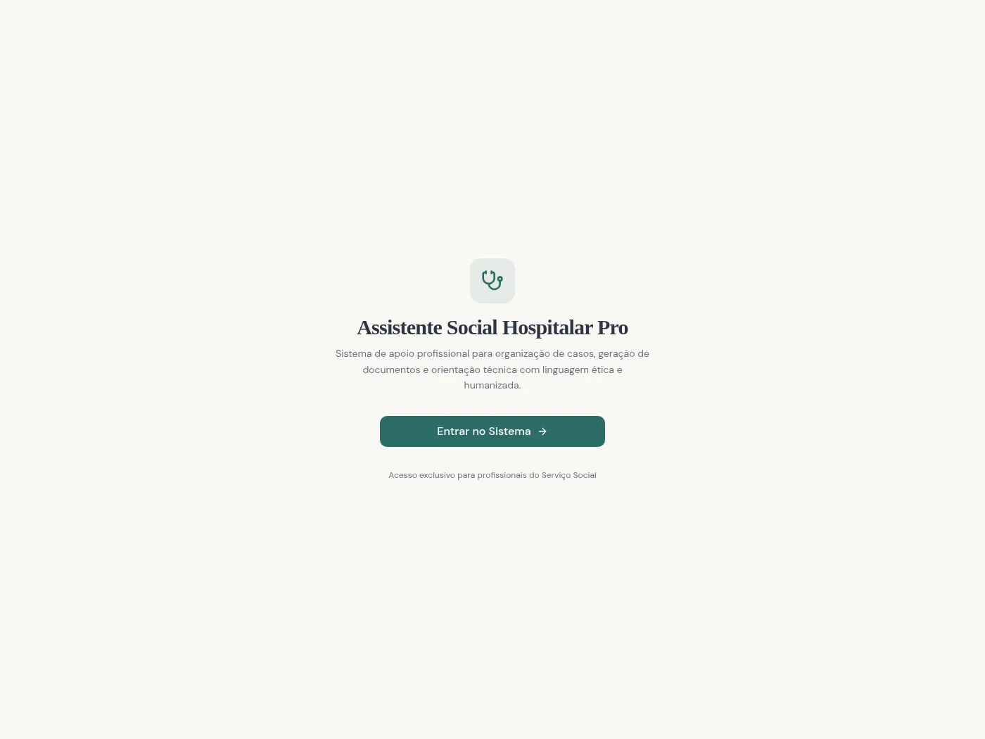 Assistente Social Hospitalar Pro