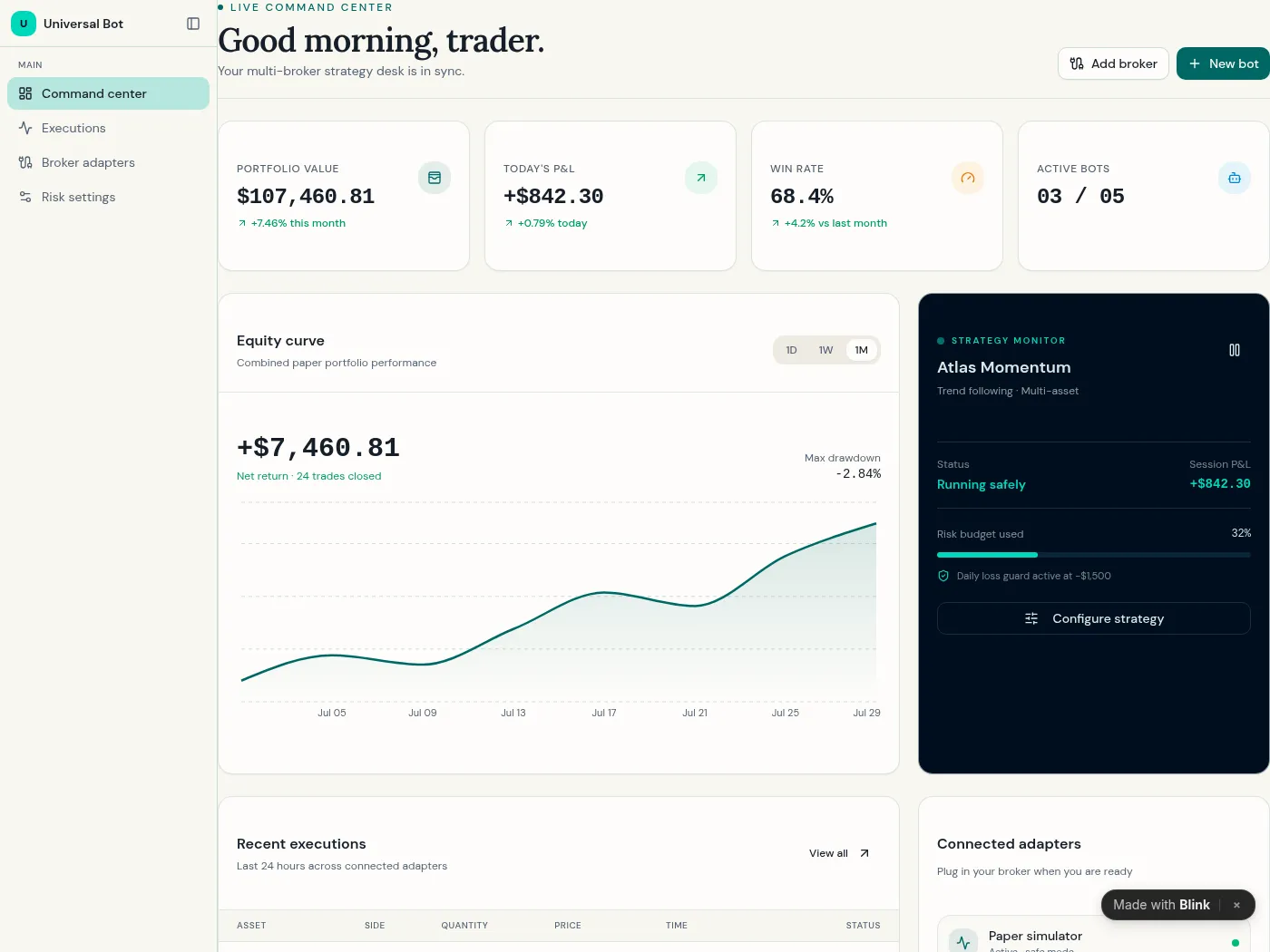 Universal Trading Bot