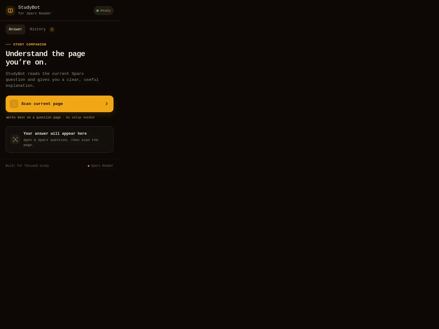 StudyBot for Sparx Reader