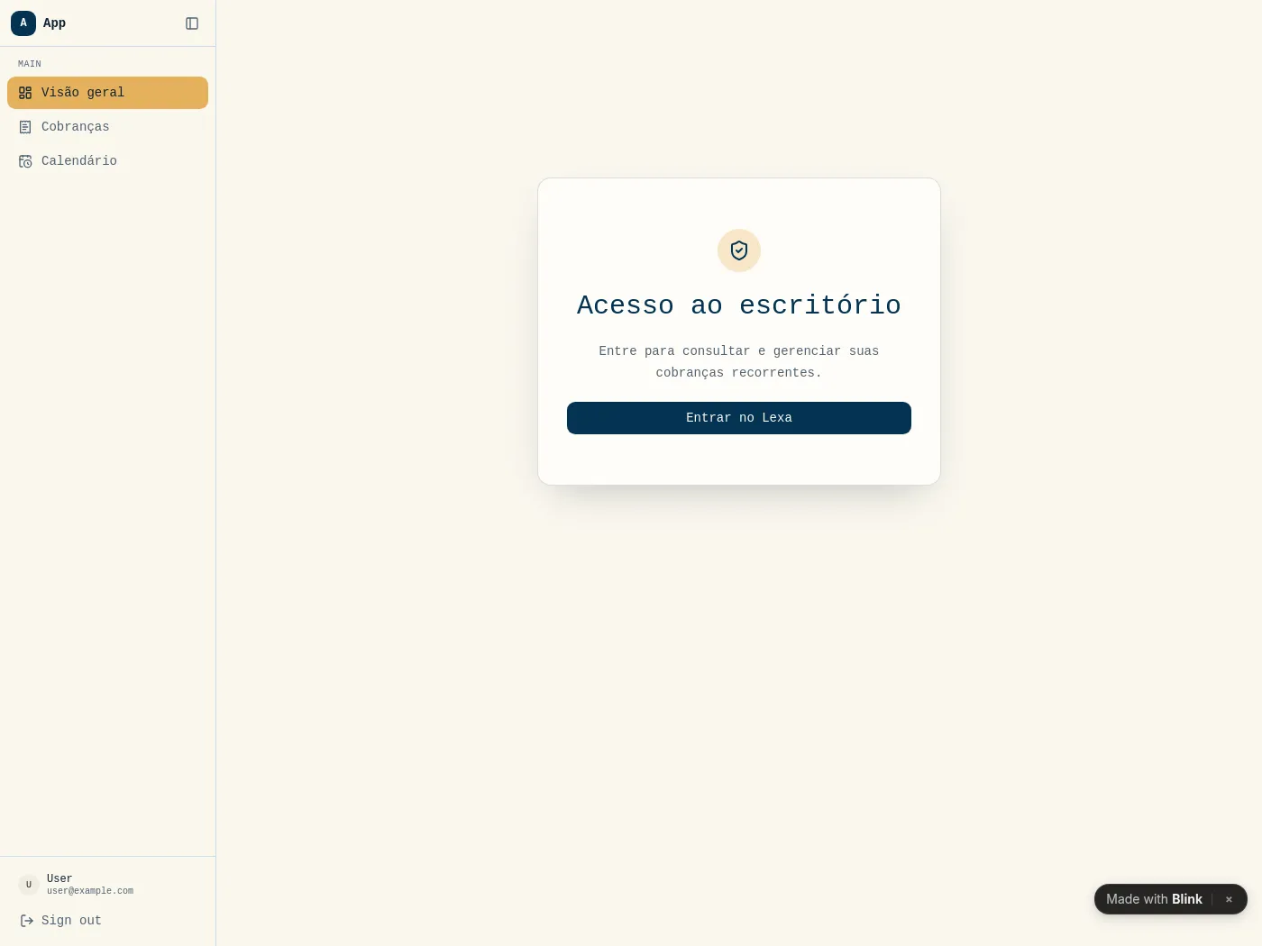 Legal Subscription Manager