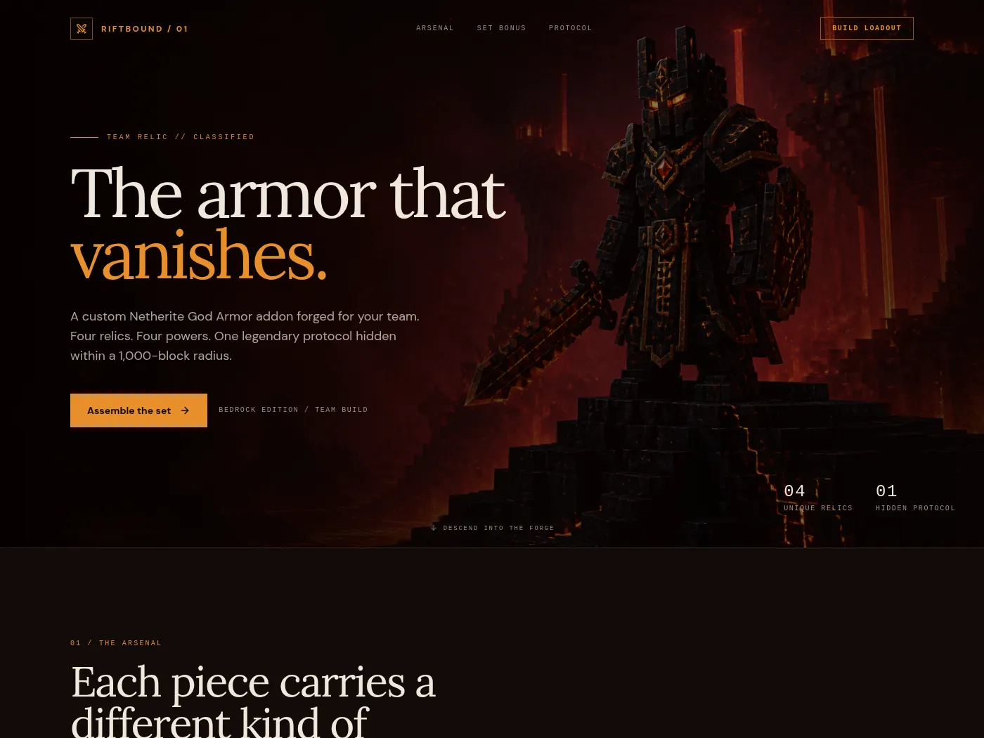 Netherite God Armor Addon