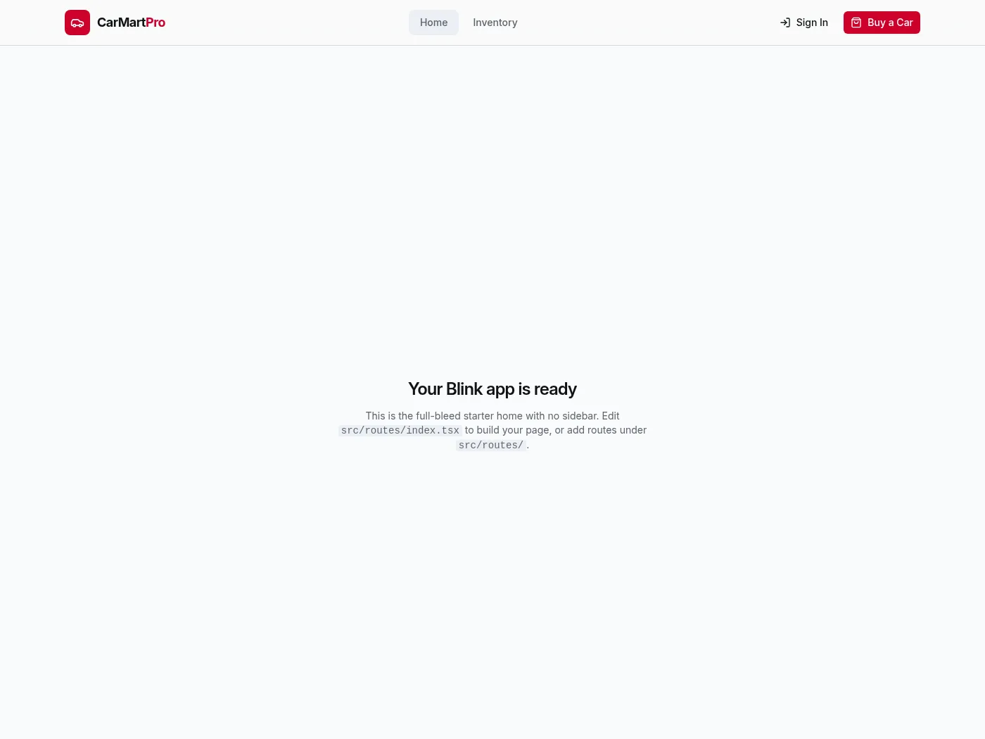 CarMart Pro Website