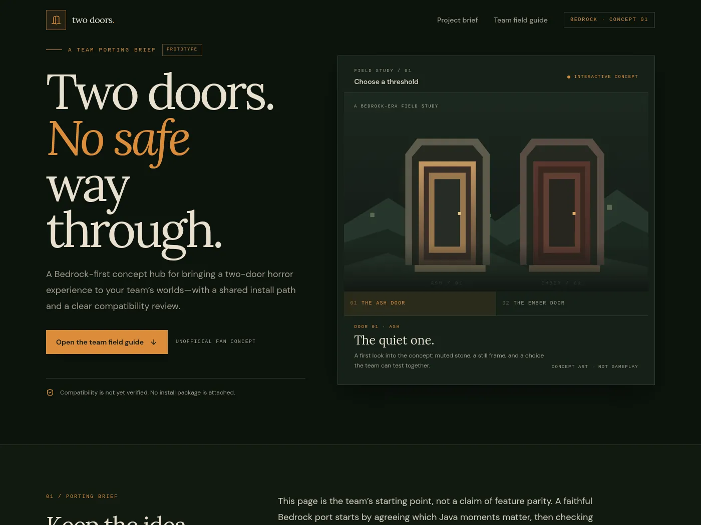 Bedrock 2Doors Add-On