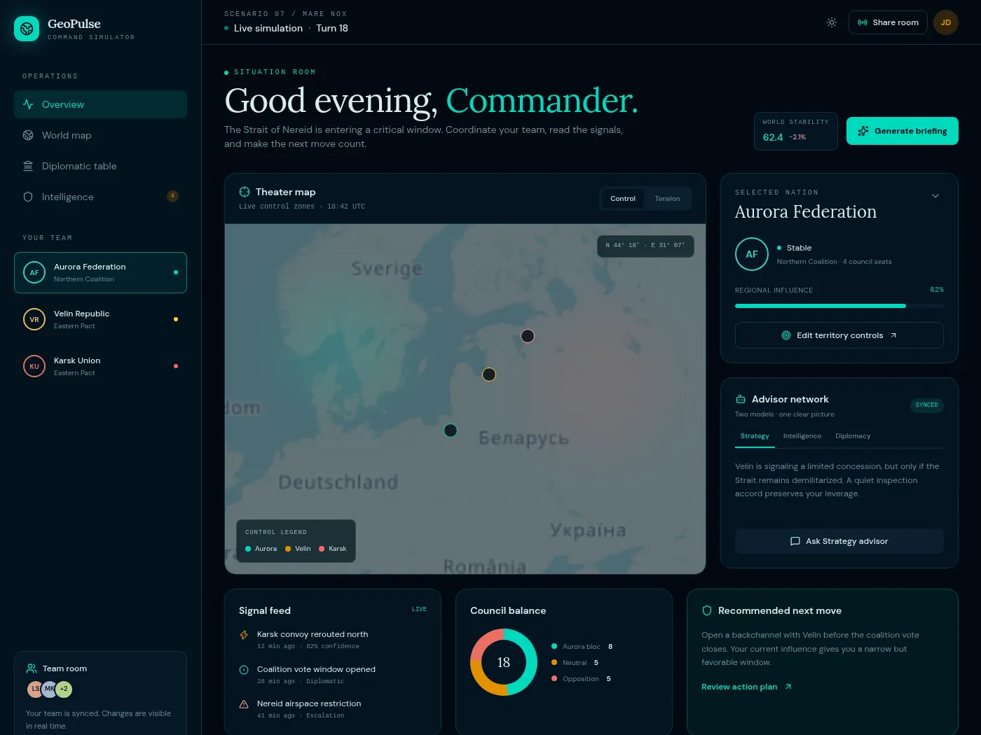 GeoPulse Simulator