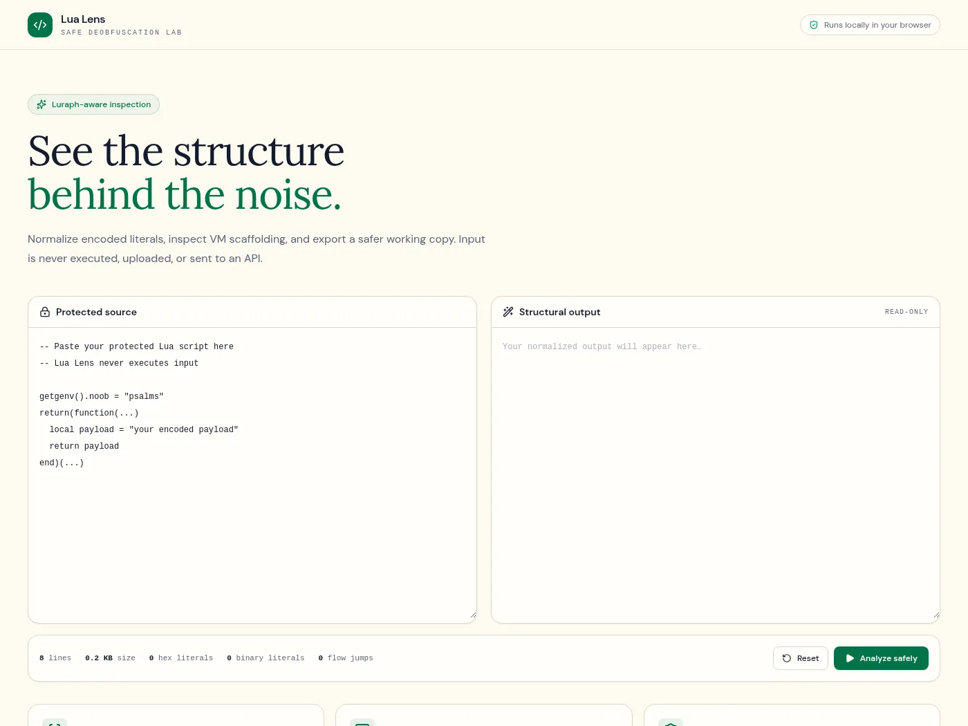Lua Deobfuscator Web