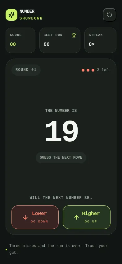 Number Guess Showdown