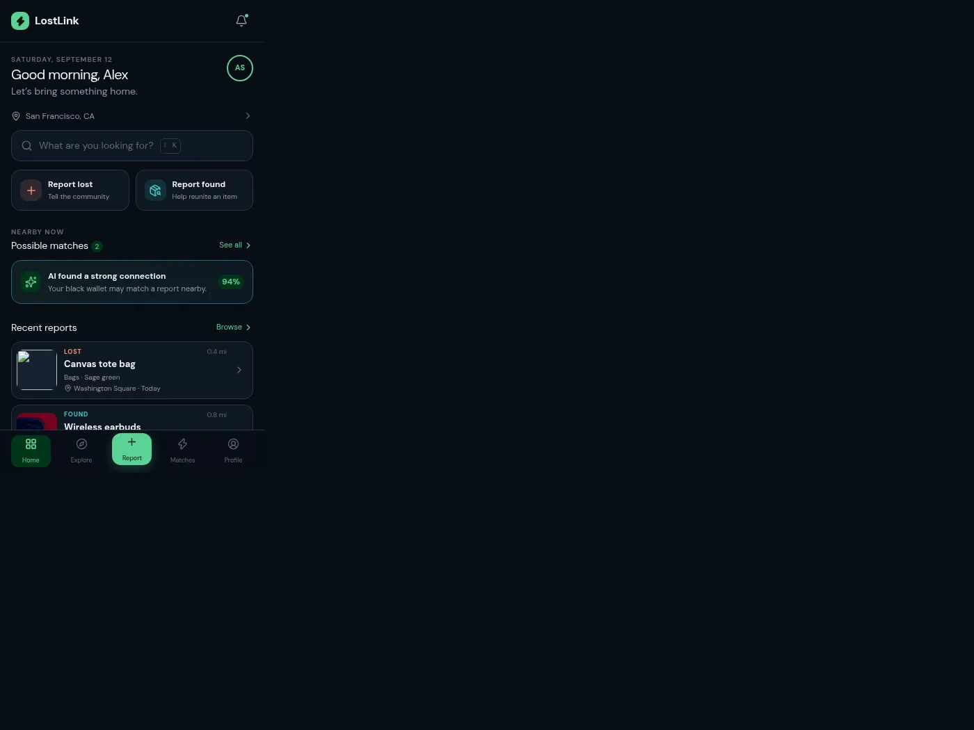 LostLink AI Lost & Found