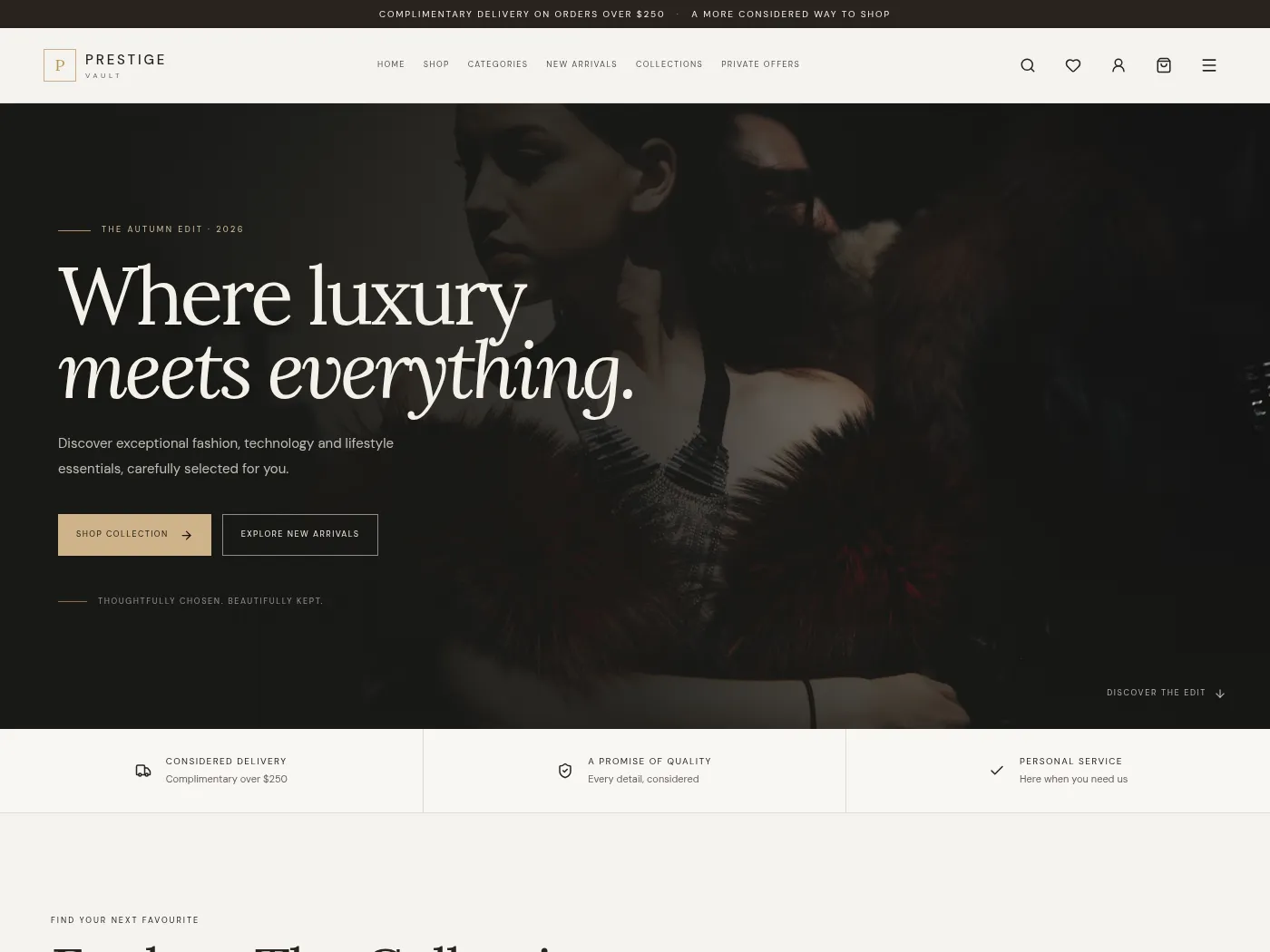 Prestige Vault Luxury Shop