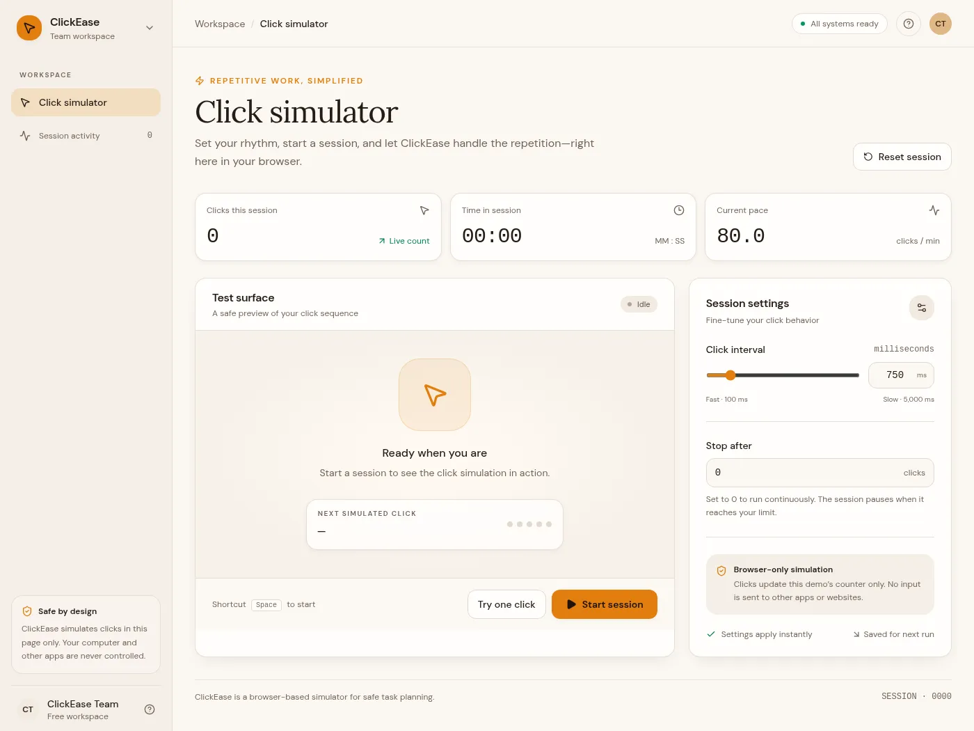 ClickEase Auto Clicker