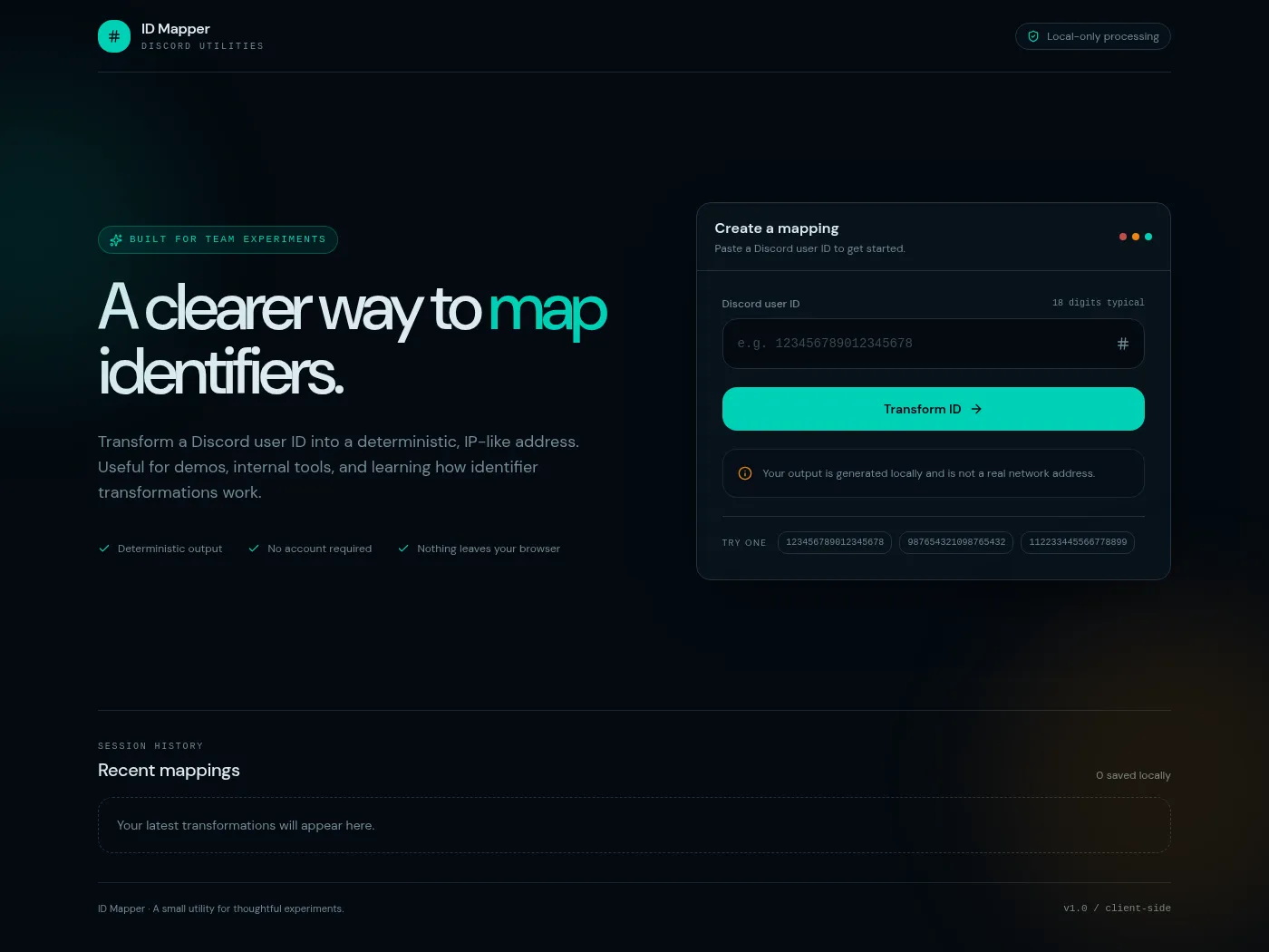 Discord ID Mapper