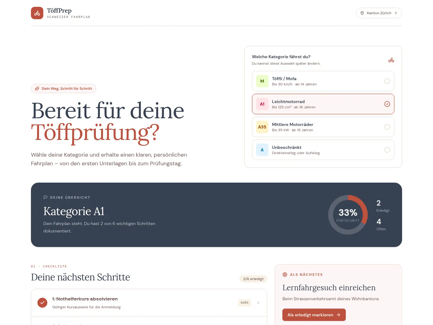 Swiss TöffPrep Guide
