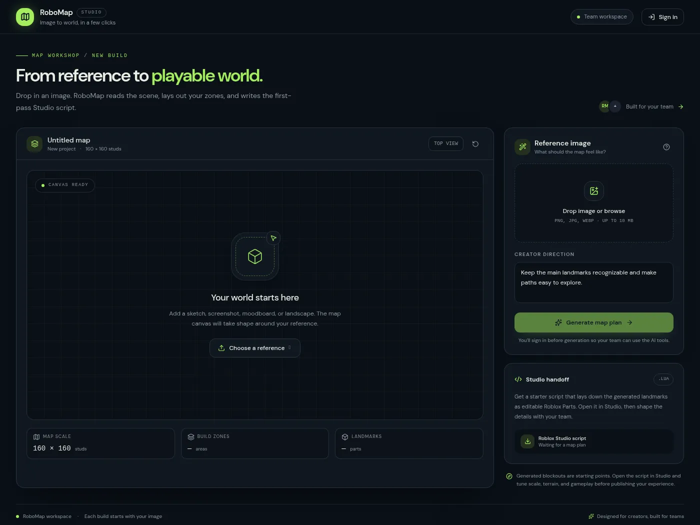 RoboMap Designer AI