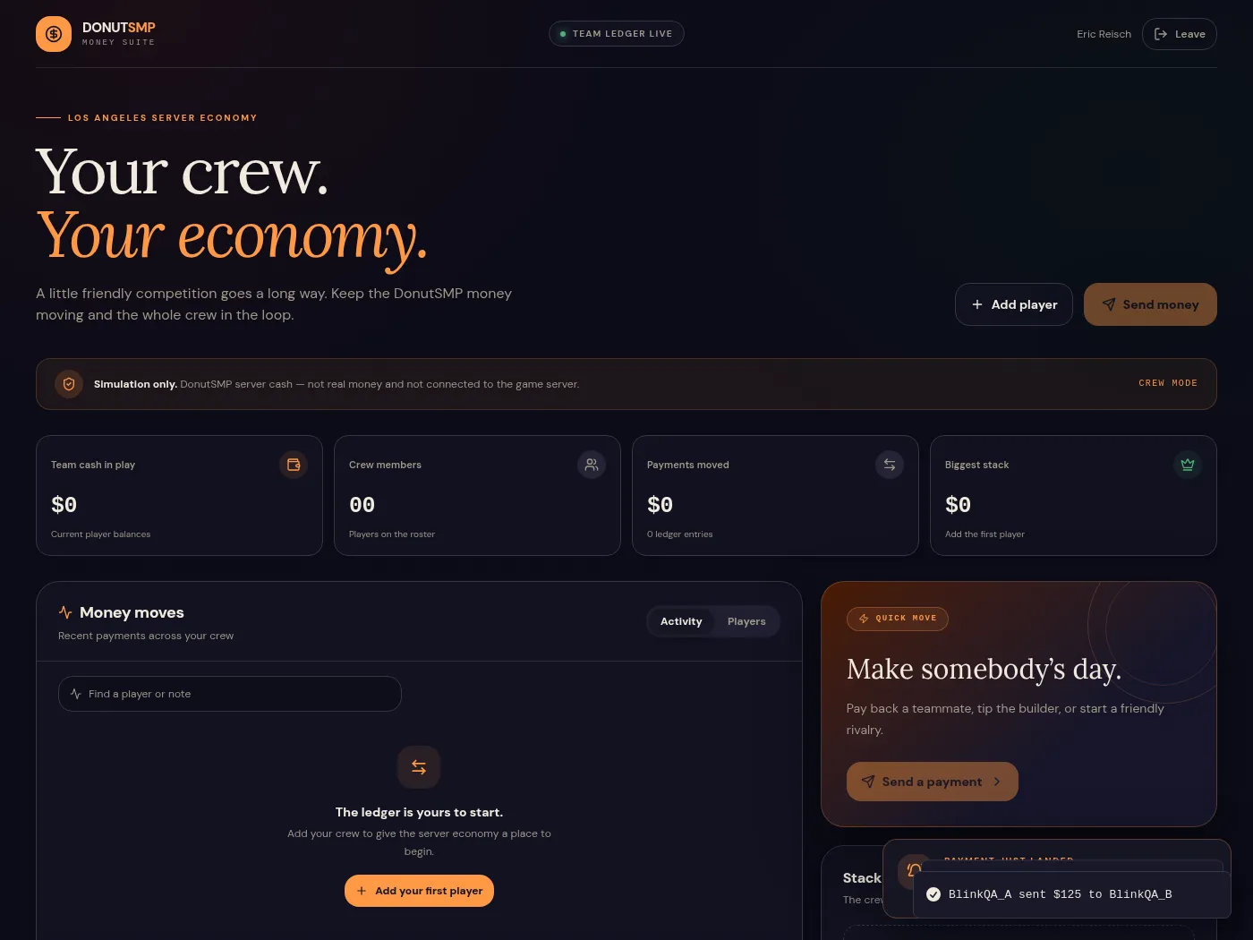 DonutSMP Fake Money Suite