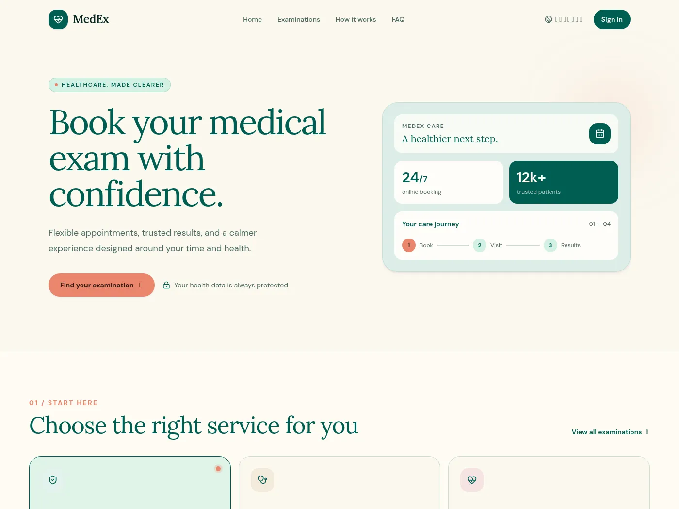 MedEx Booking System