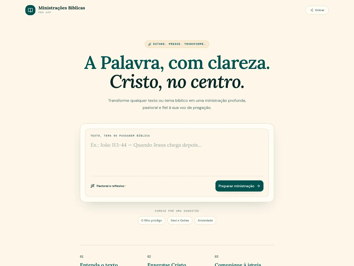 Ministrações Bíblicas Pro App