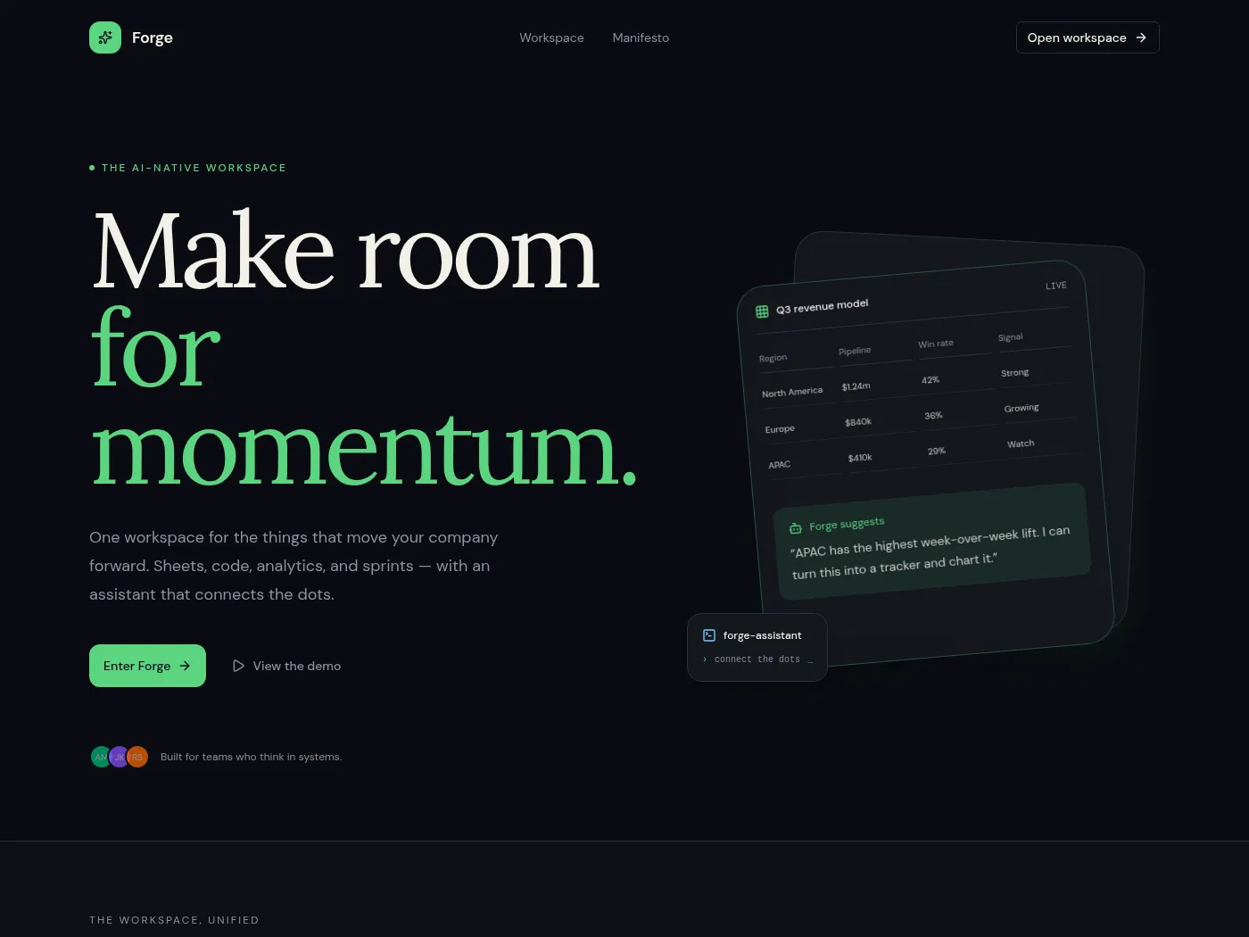 Forge AI Workspace
