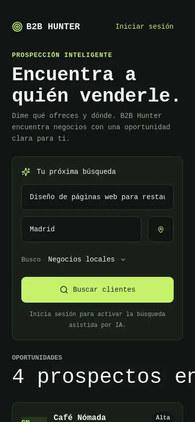 B2B Hunter App