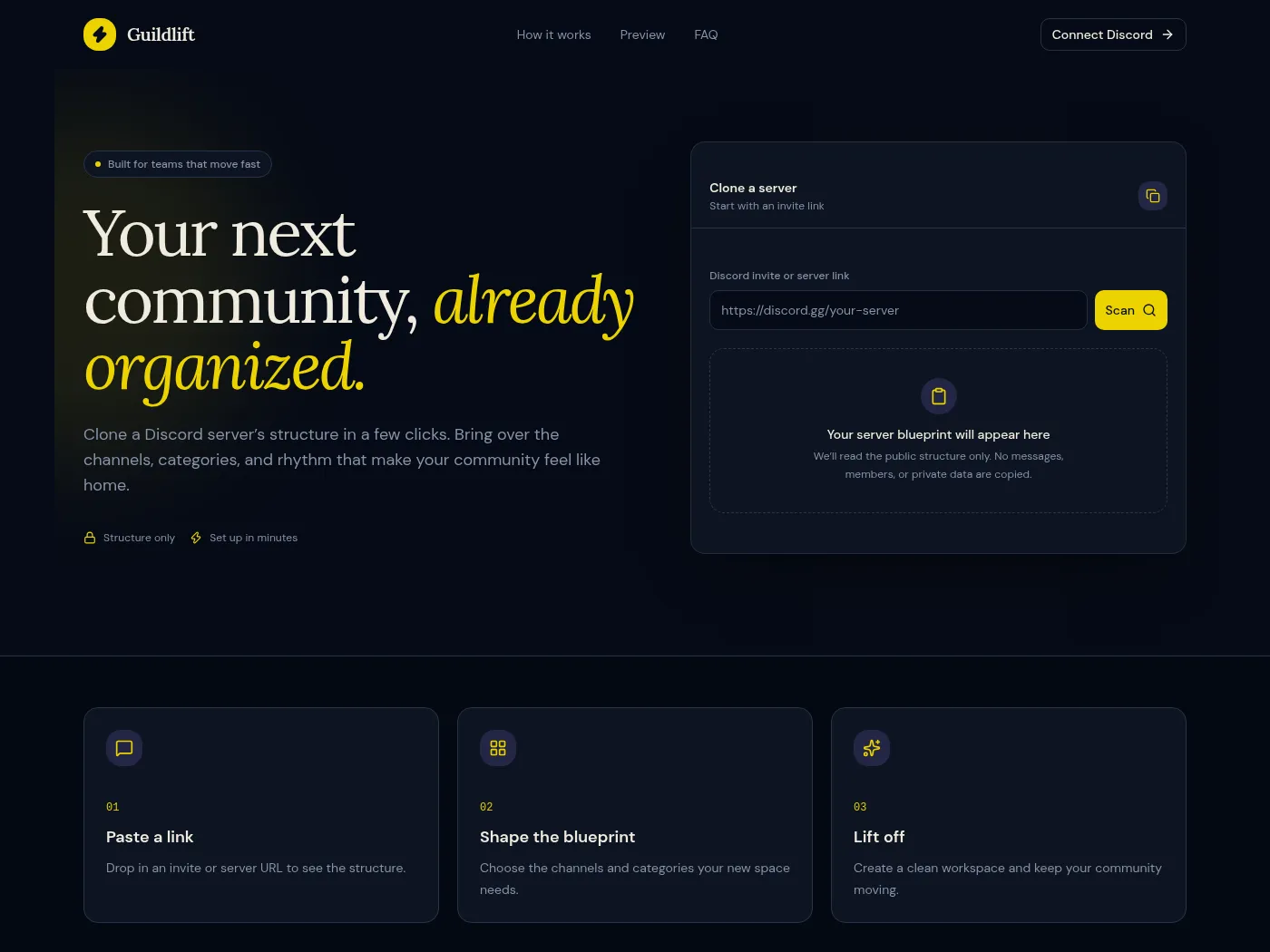 Discord Server Cloner
