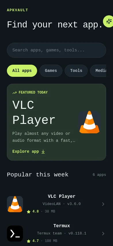 ApkVision Mobile App