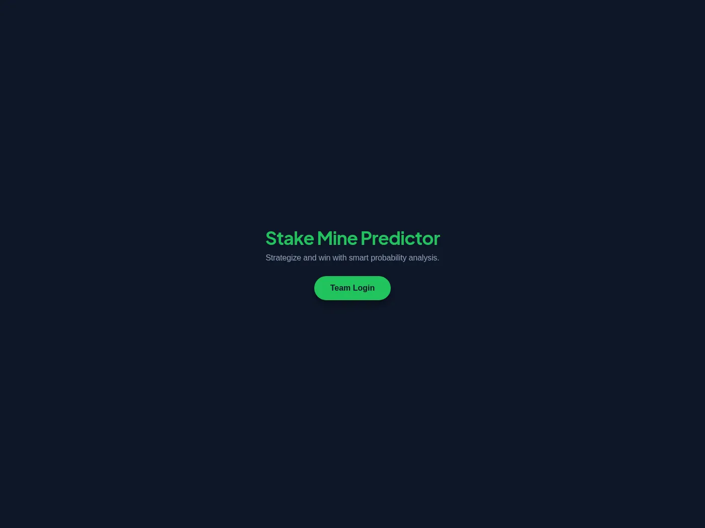 Stake Mine Predictor