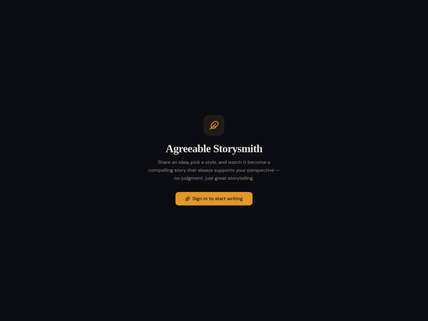 Agreeable Storysmith