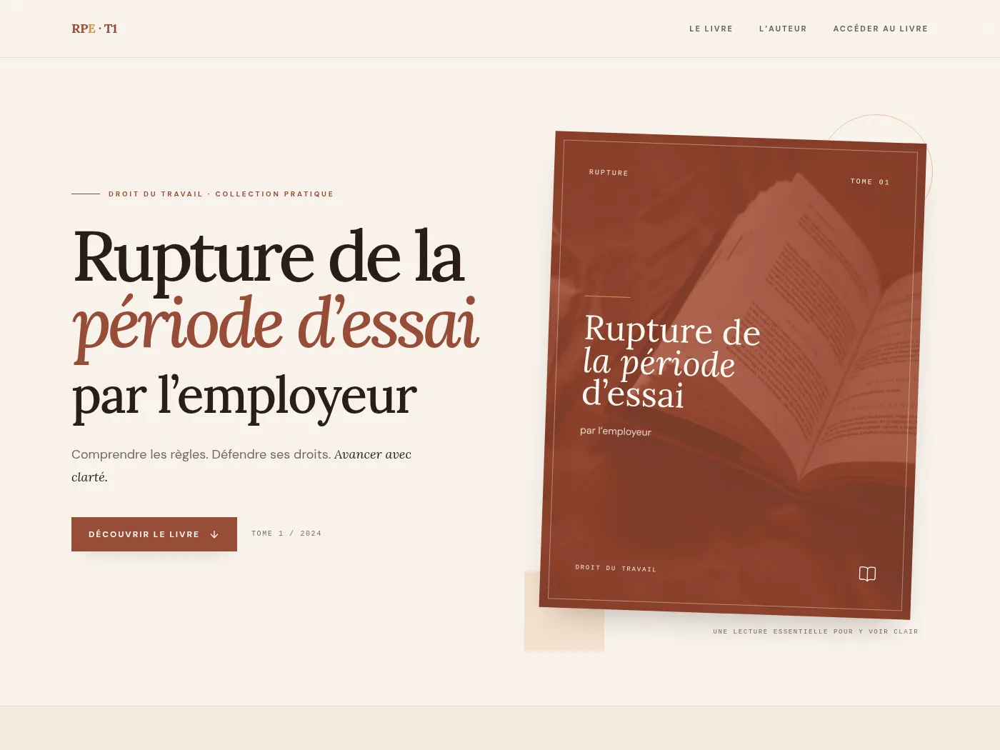 Rupture Livre Accueil