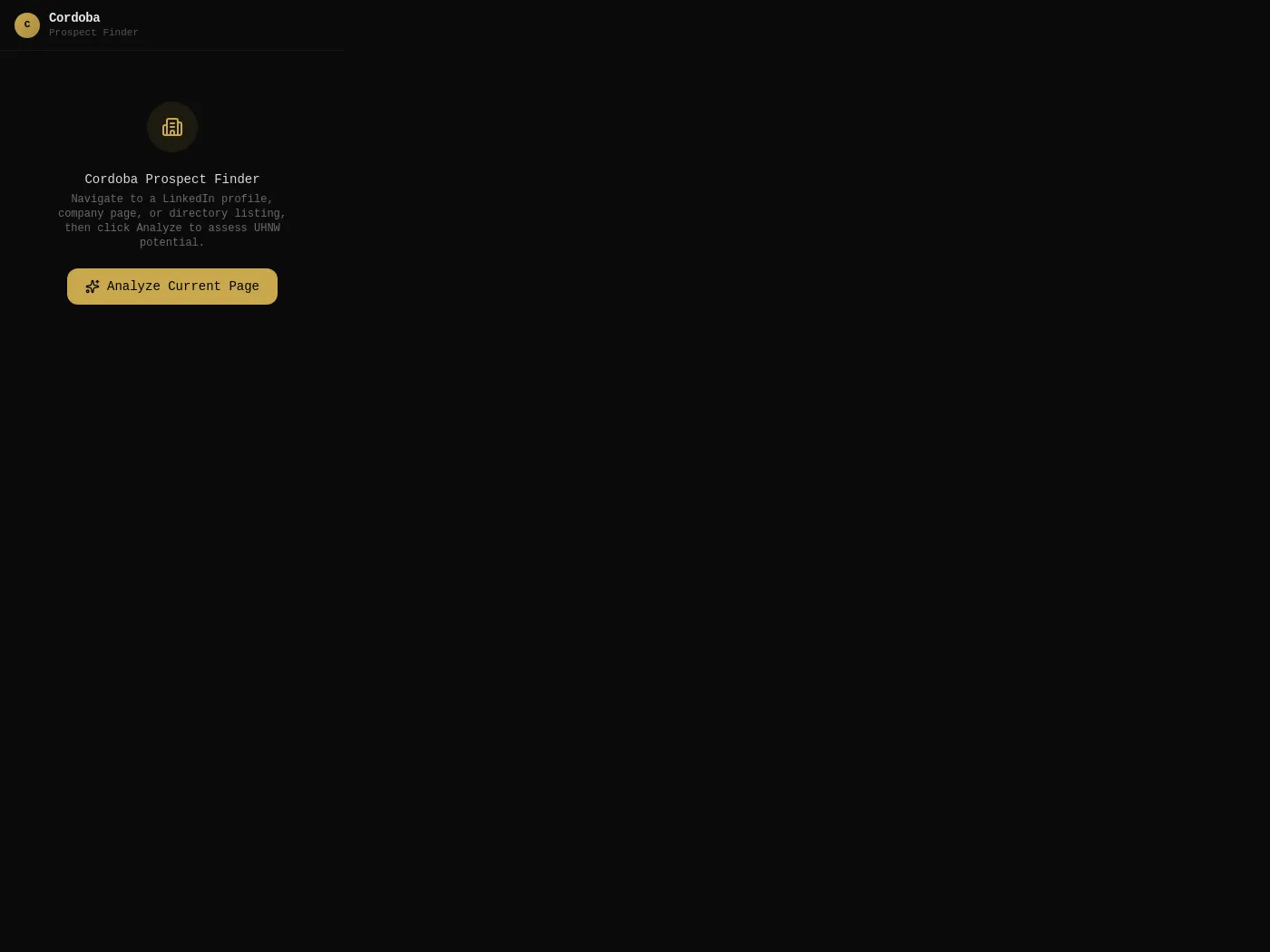 Cordoba Prospect Finder