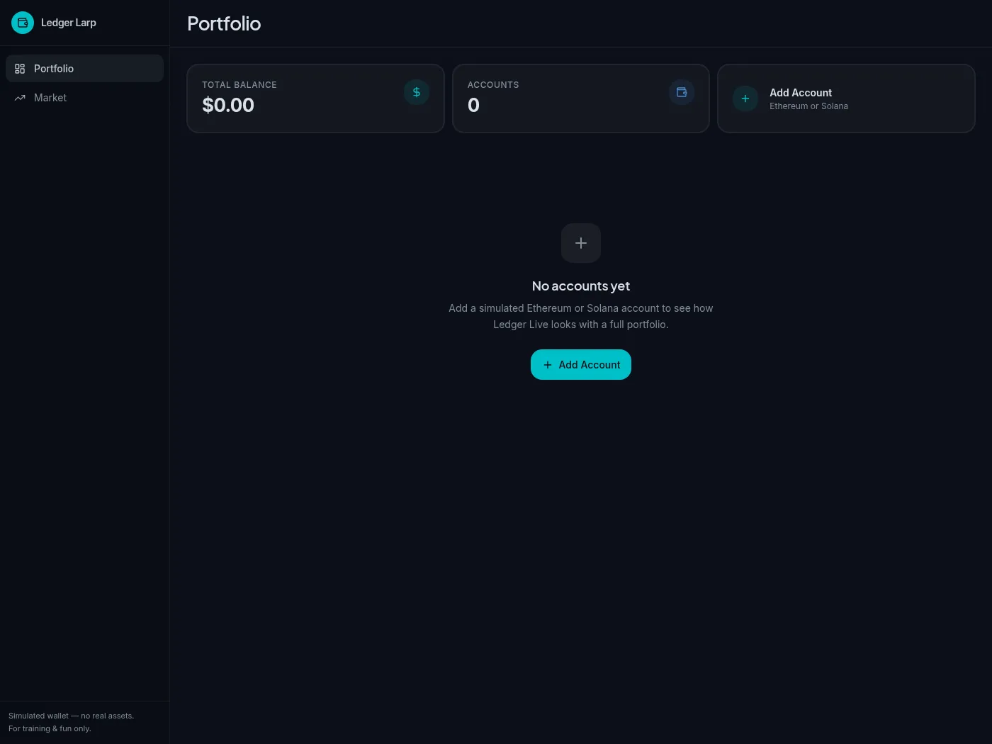 Ledger Larp Toolkit