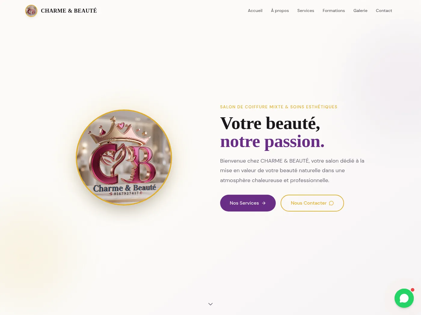 Charme & Beauté Web
