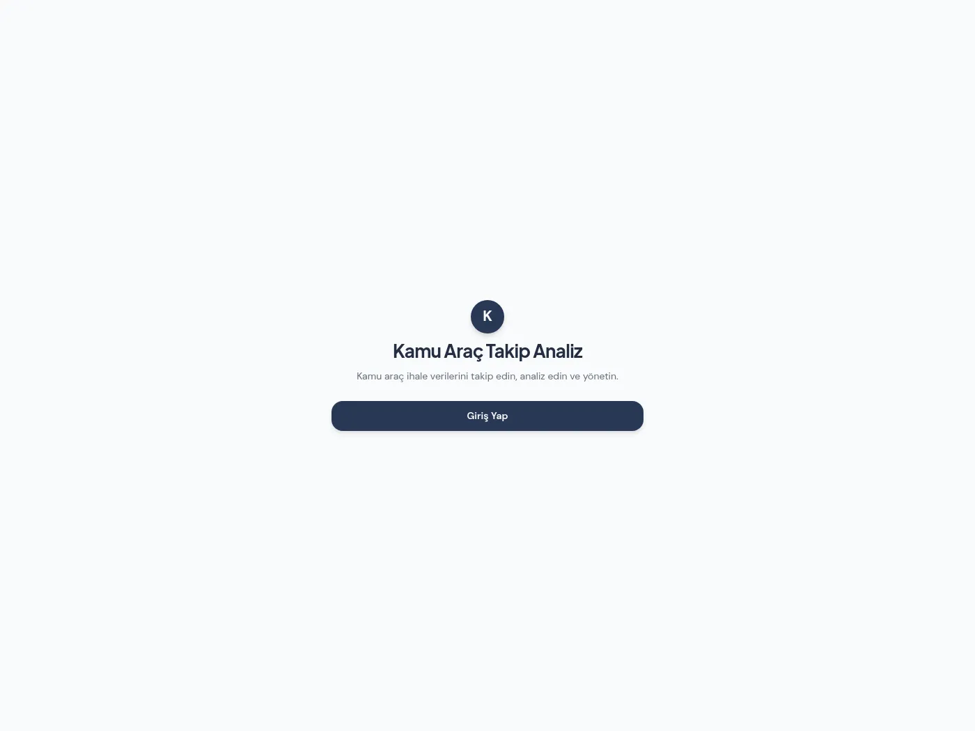 Kamu Araç Takip Analiz
