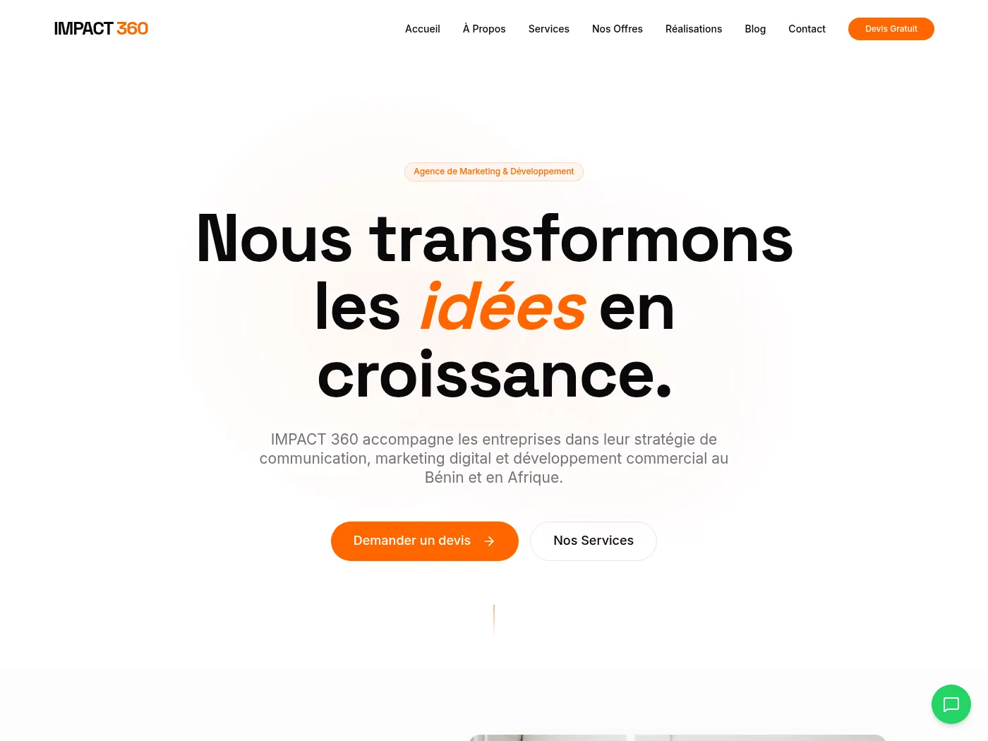 IMPACT 360 Web Platform