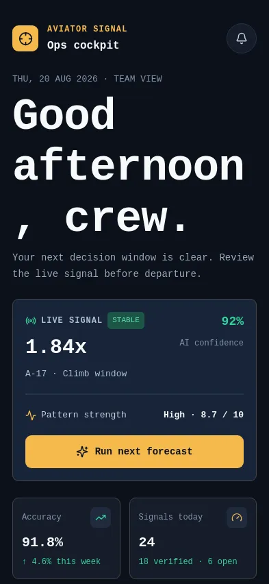 Aviator Signal AI App
