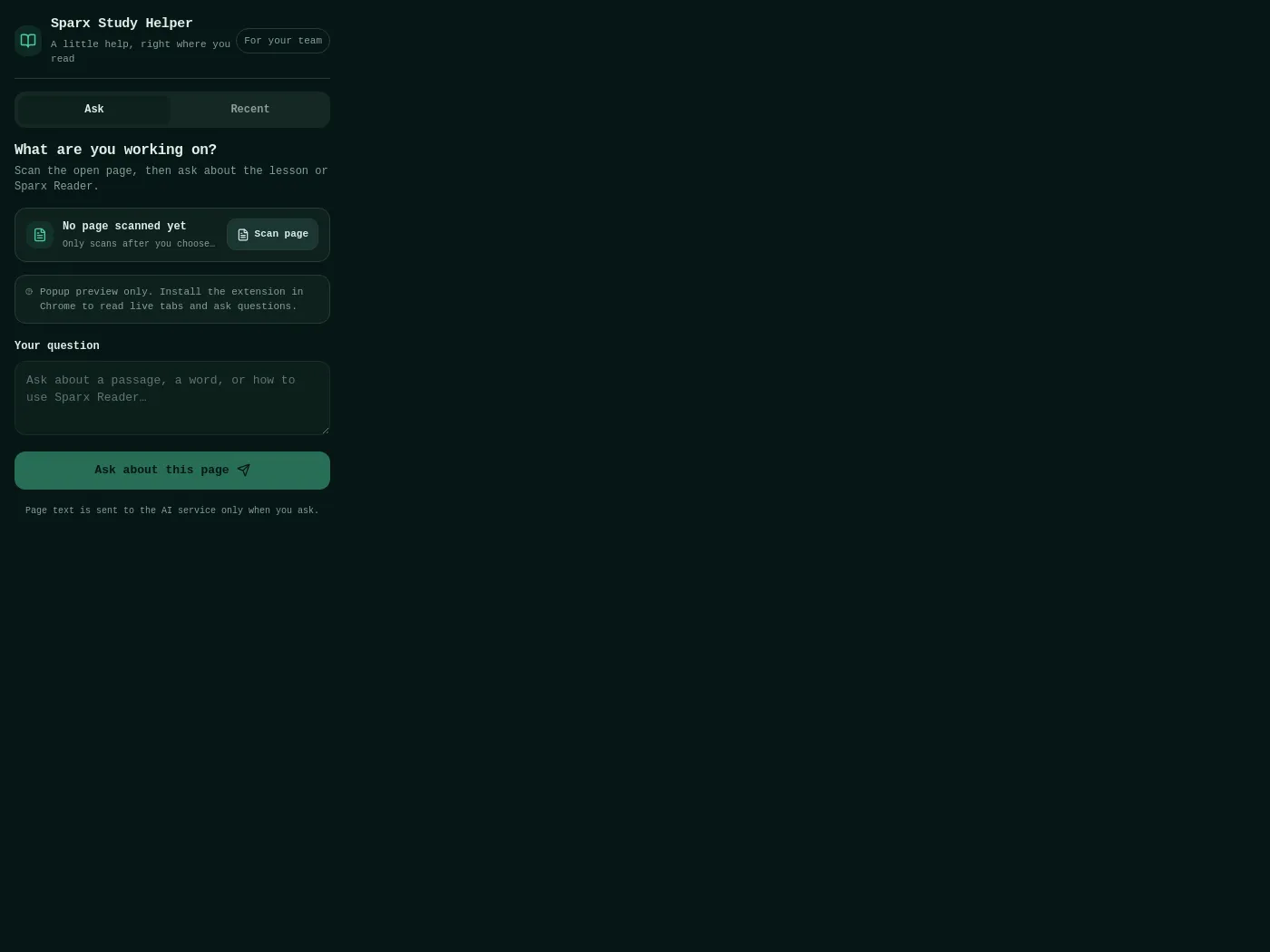 Sparx Smart Helper