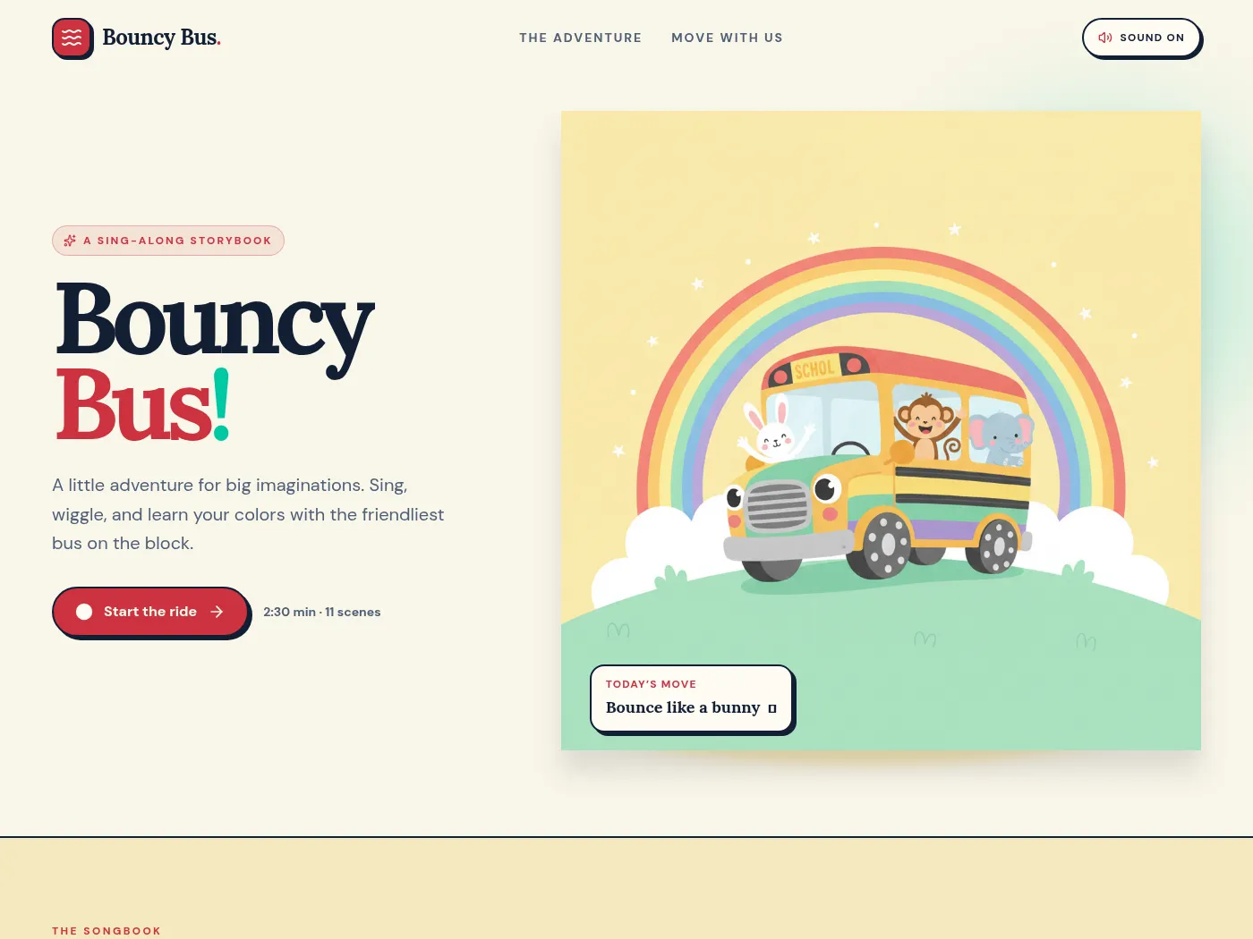 Bouncy Bus Songbook