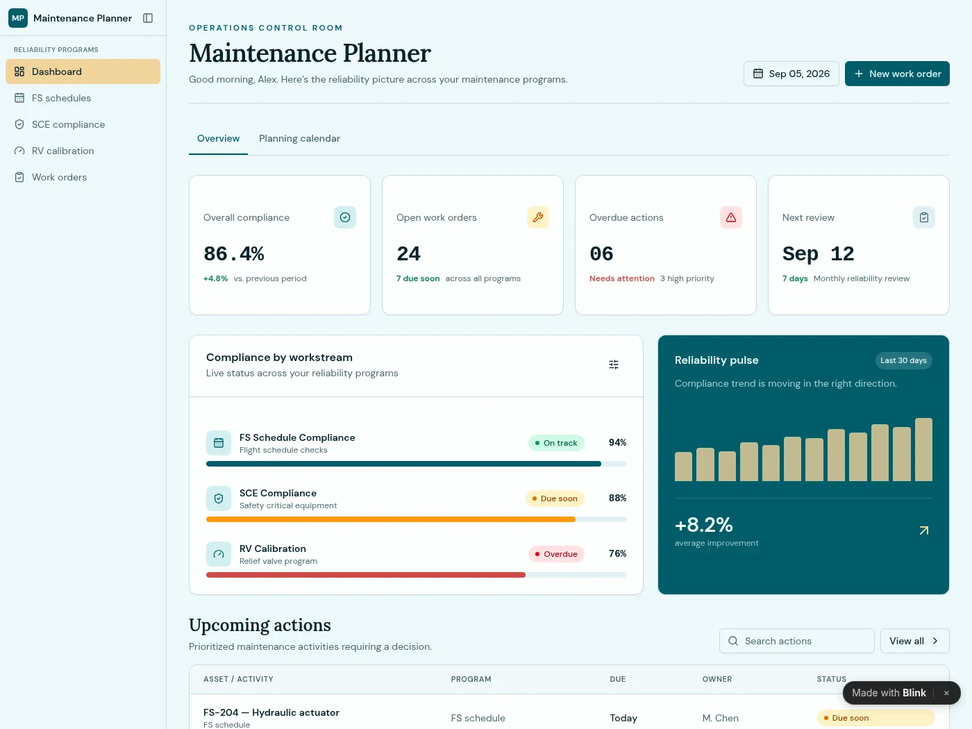 Maintenance Planner Pro