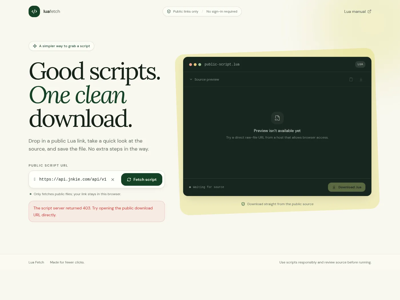 LUA Script Downloader