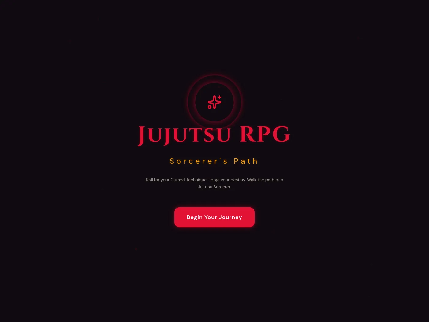 Jujutsu RPG: Sorcerer's Path