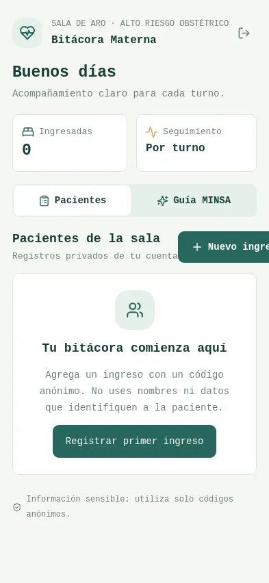 AI Bitácora Maternal