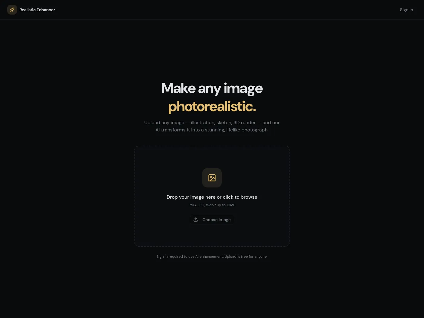 Realistic Image Enhancer
