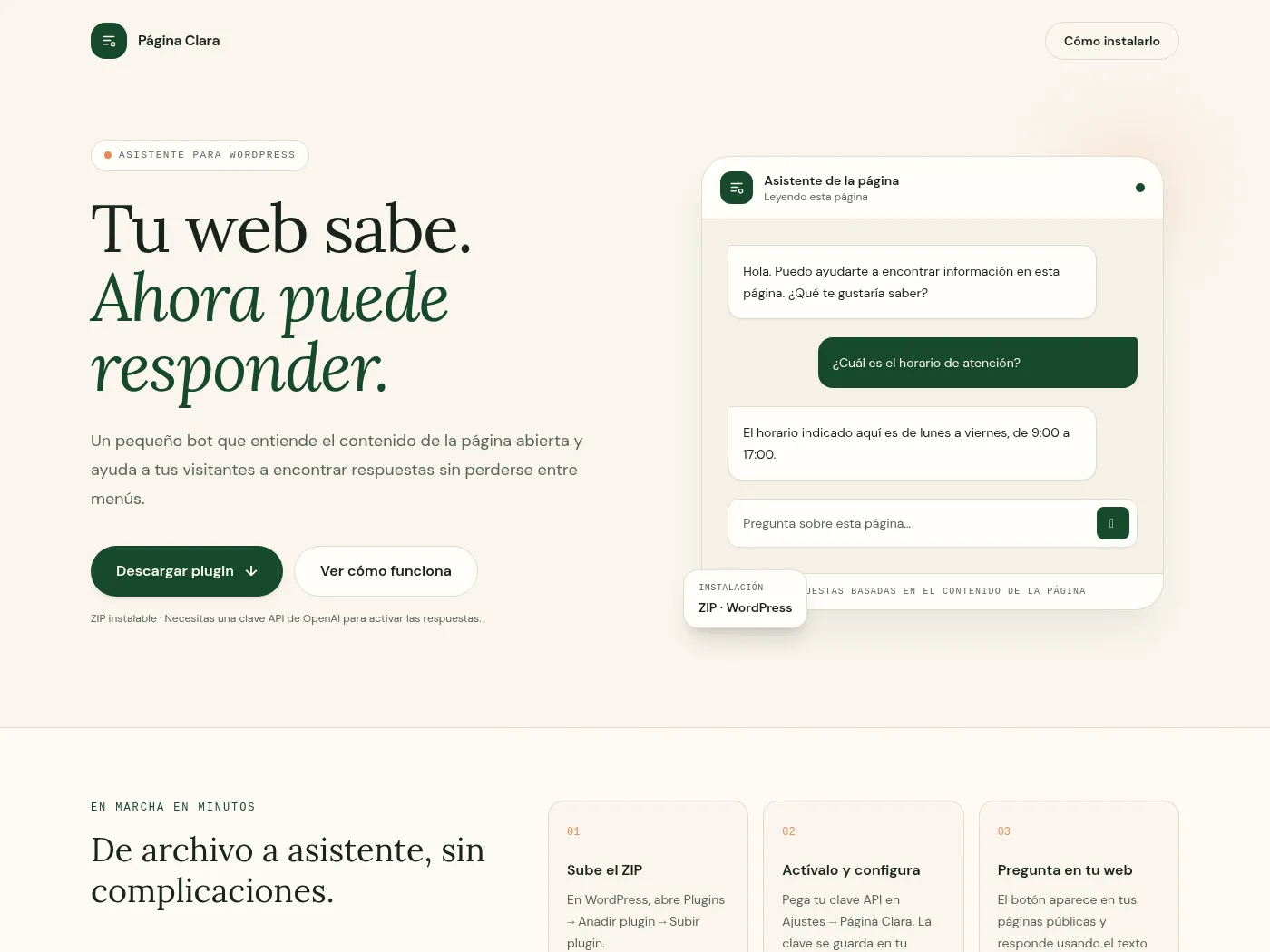 WordPress Info Bot