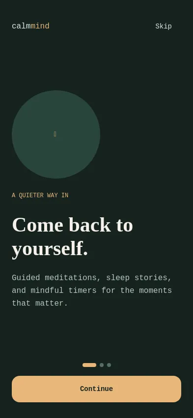 CalmMind Meditations