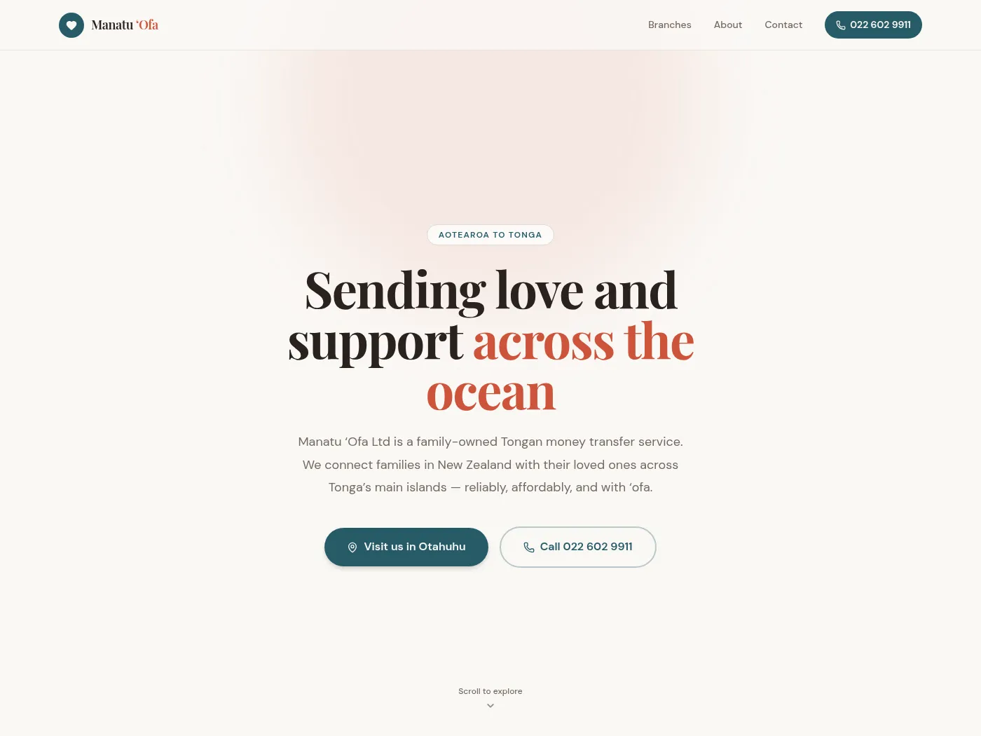 Manatu 'Ofa Transfers Site