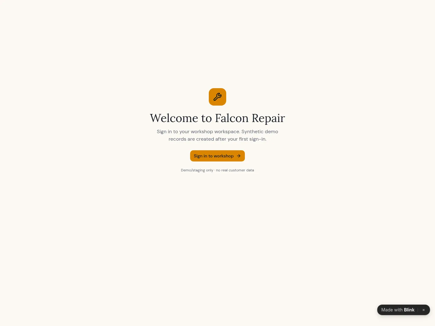 Falcon Repair Manager