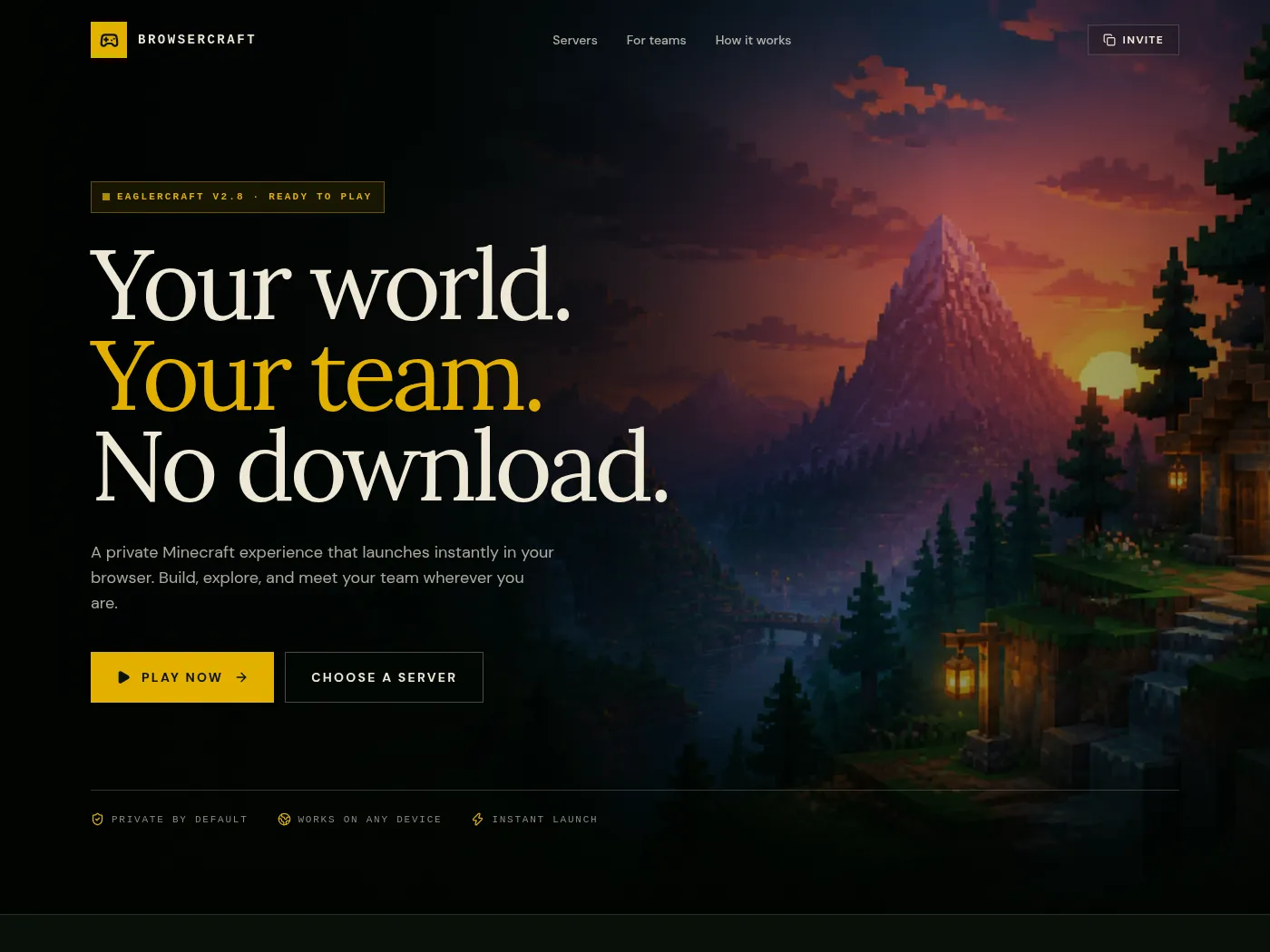 BrowserCraft Multiplayer