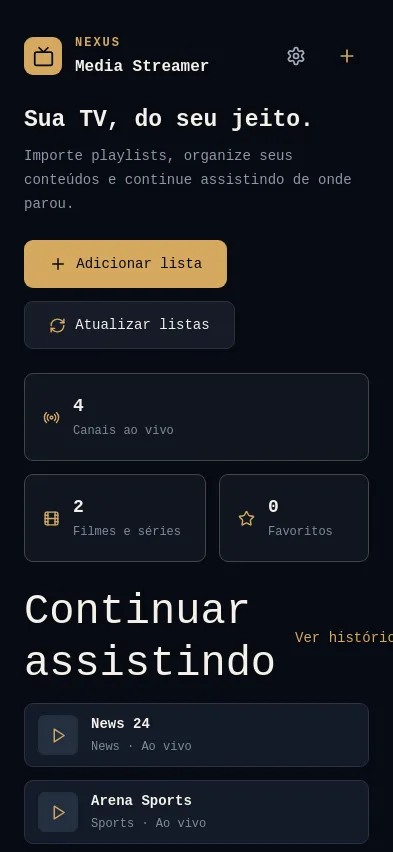 M3U Media Streamer